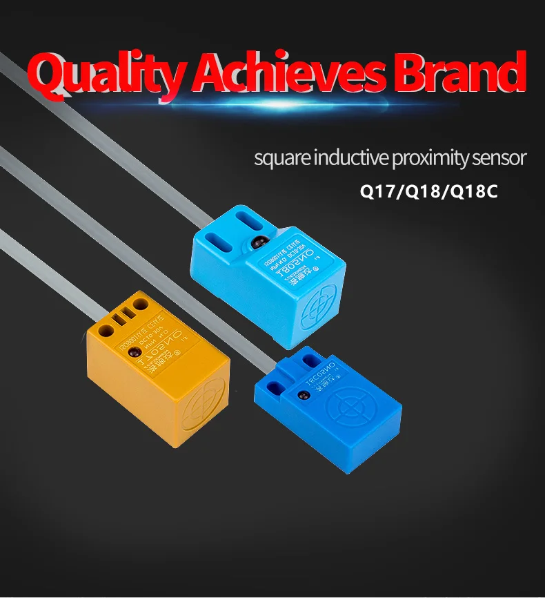 Luoshida High Precision Q17 Q18 Q18c Rectangle Inductive Proximity ...