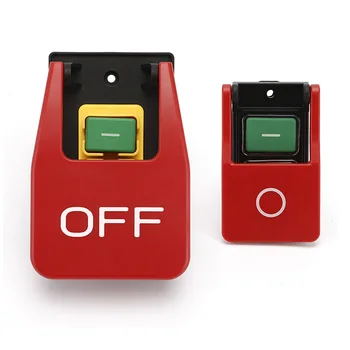Red Emergency Stop Switch Big Panel Bench Saw Power Switch Motor ...