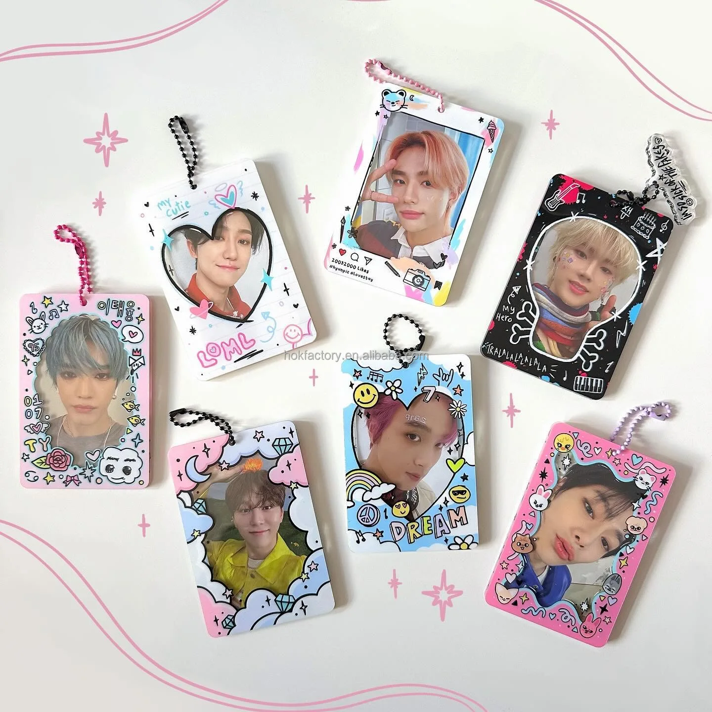 Make Your Own Design Custom K-pop Collect Acrylic Clear Photo Frame ...