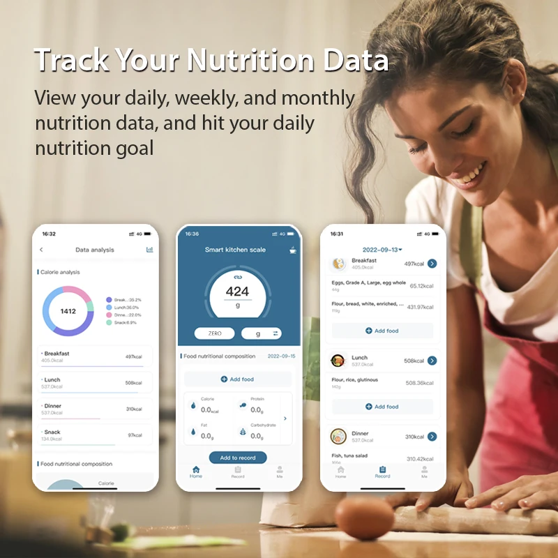 Modern Slim Smart Wireless 5kg Precise Professional Digital Kitchen ...