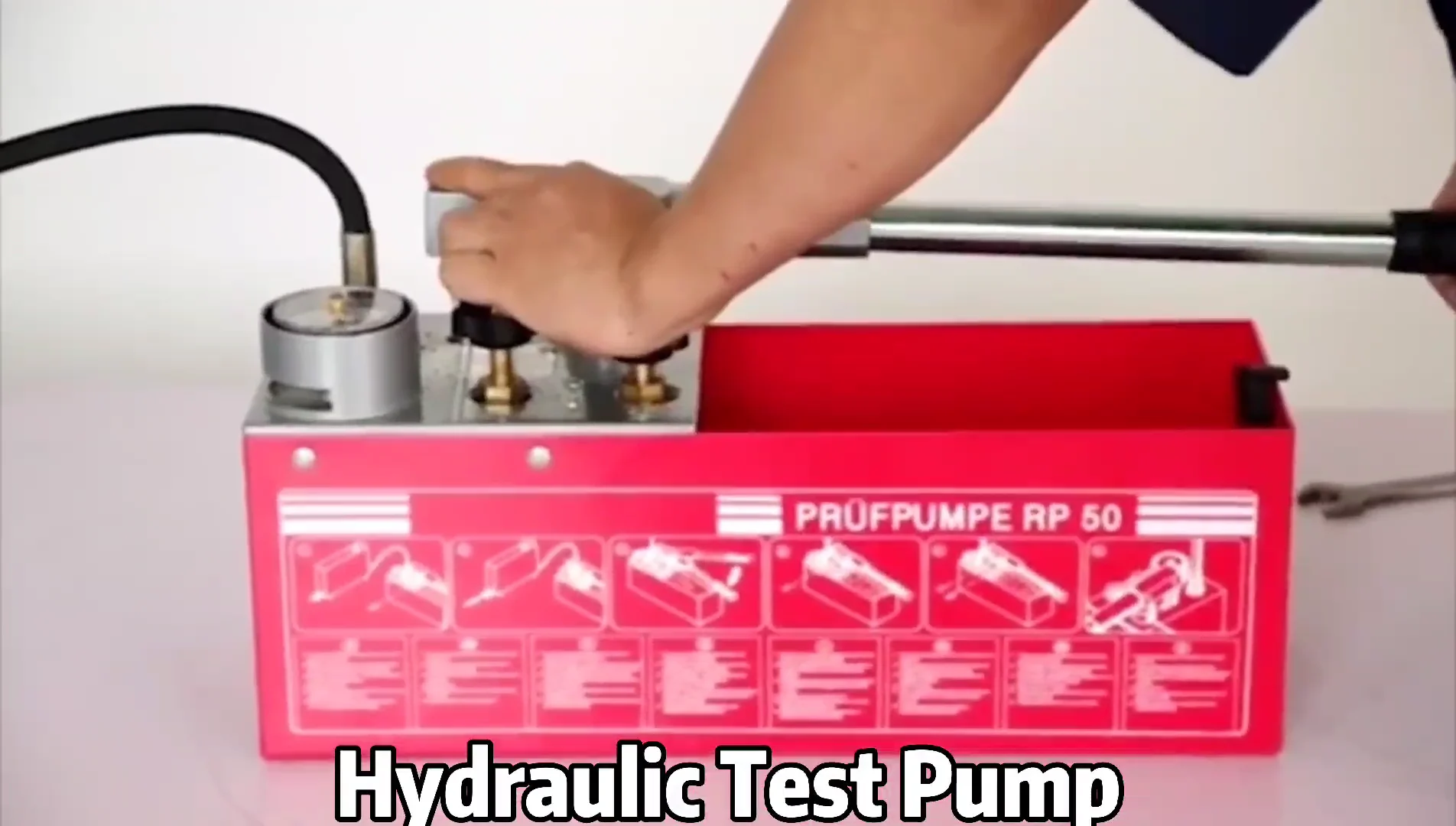 Hot Sale Manual Hydraulic Pressure Testing Equipment Portable Steel ...