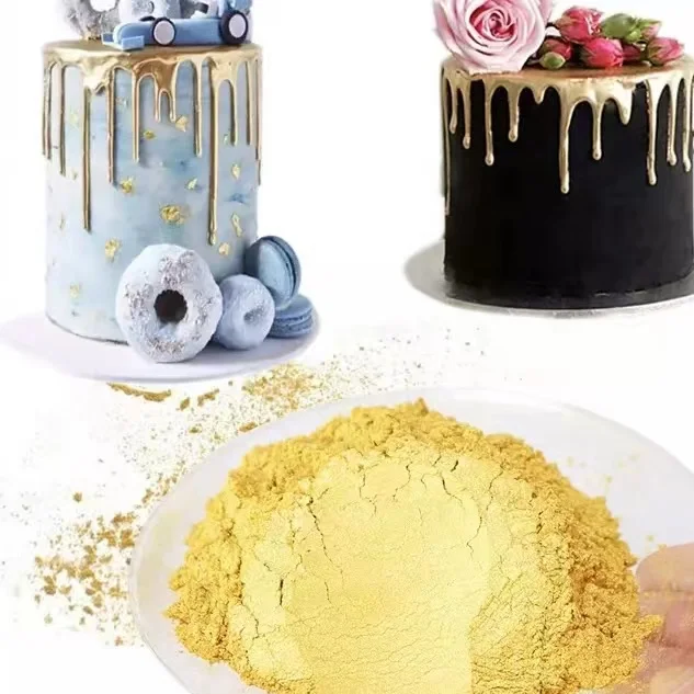 Food Coloring Powder Gold Mica Powder for Cake Decoration