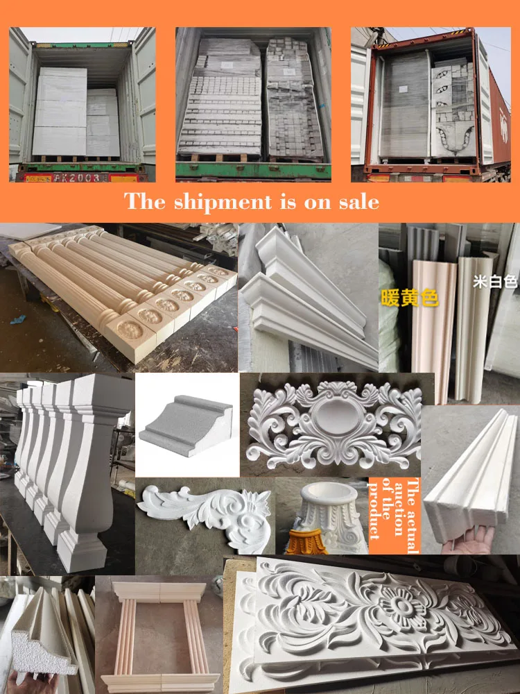 EPS Eave Cornice Eps Board Production Line Eave Line Foam Moldings Easy ...