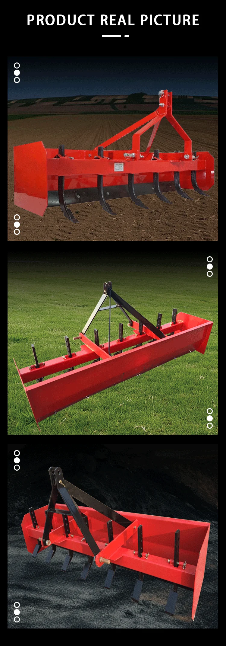 Rcm Tractor Box Scraper Three-point Mounted Agricultural Tractor 3 ...