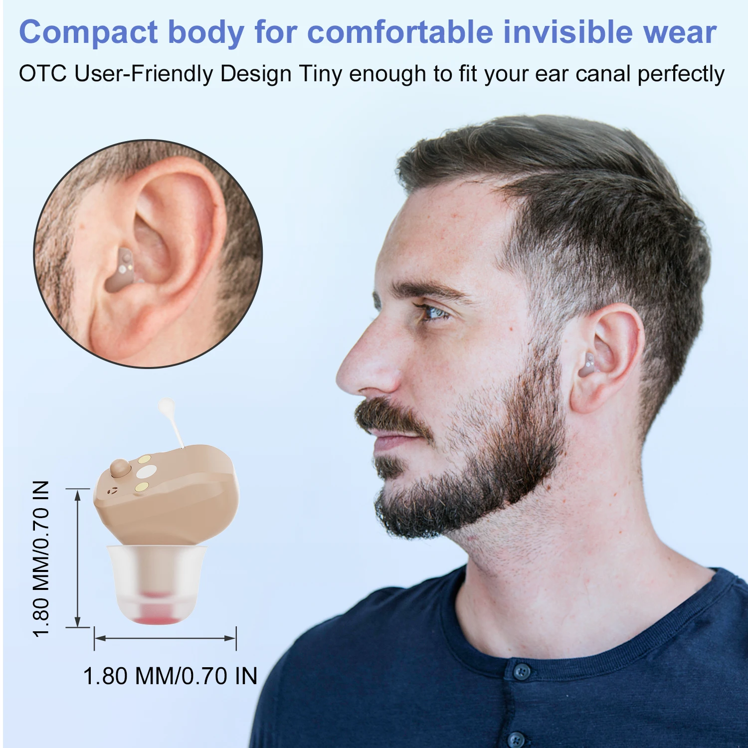 New Trend High Quality Digital Invisible Rechargeable Hearing Aid ...