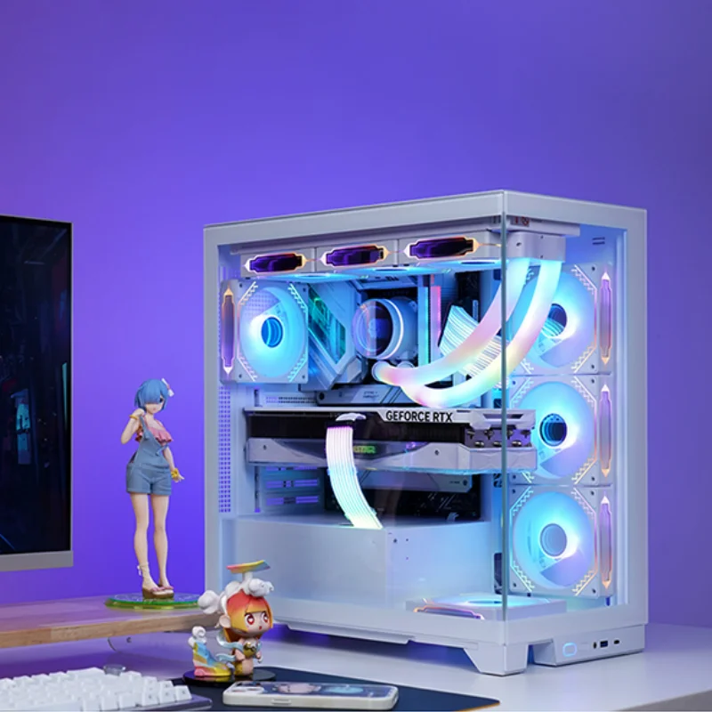 New Model Dual Chamber Pc Chassis Rtx 40 Compatible Tooless Design Type ...