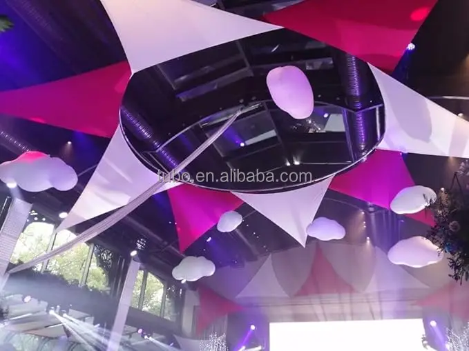 Inflatable Cloud Balloons with LED Lights - Event Decor