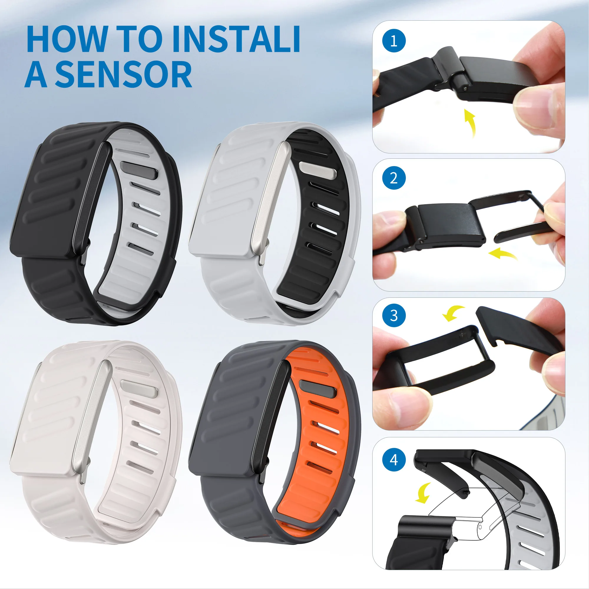 Premium Comfort Durable Silicone Sport Wrist Band for WHOOP 4.0 ...