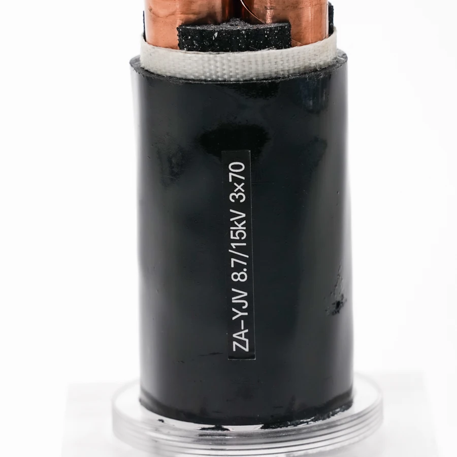Hv Mv Unarmored 70mm2 3 Core Xlpe Insulation Pvc Copper Power Cable - Buy Mv Hv Flame-retardant ...
