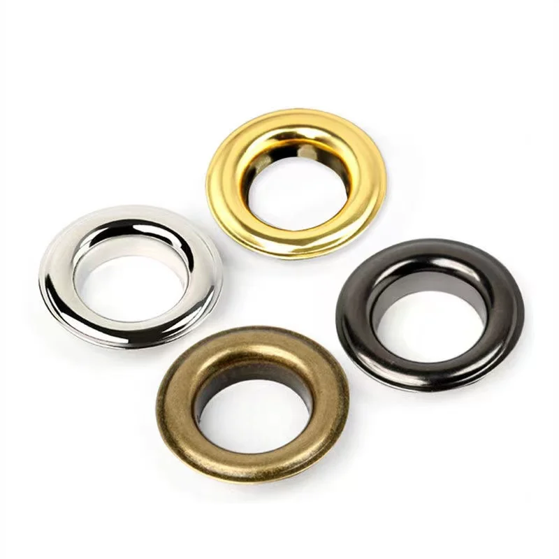 Custom Size Color Round Shape Brass Eyelet Stainless Steel