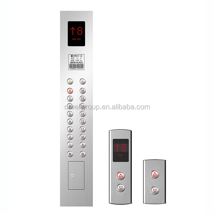 Elevator Glass Touch COP LOP - Modern Control Panel