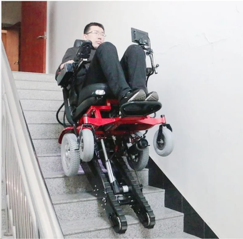 Modern Motorized Dual Wheelchair Handicapped Thickened Tank Track Off ...