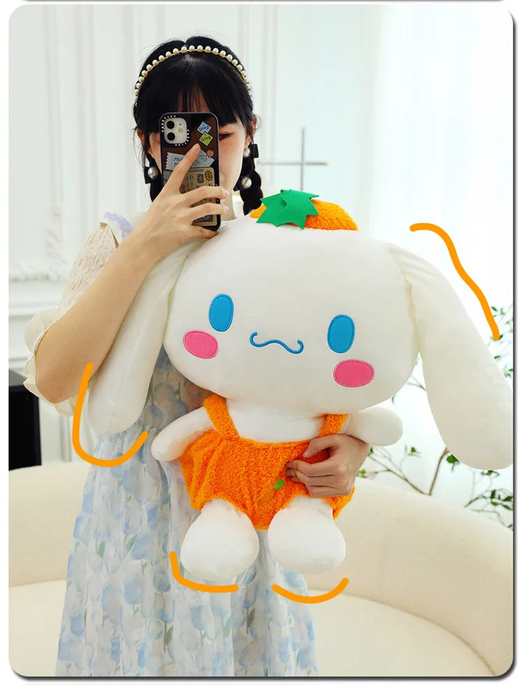 Sanliou Kuromi My Melody Plush Stuffed Dolls Kawaii Cartoon Sofa ...