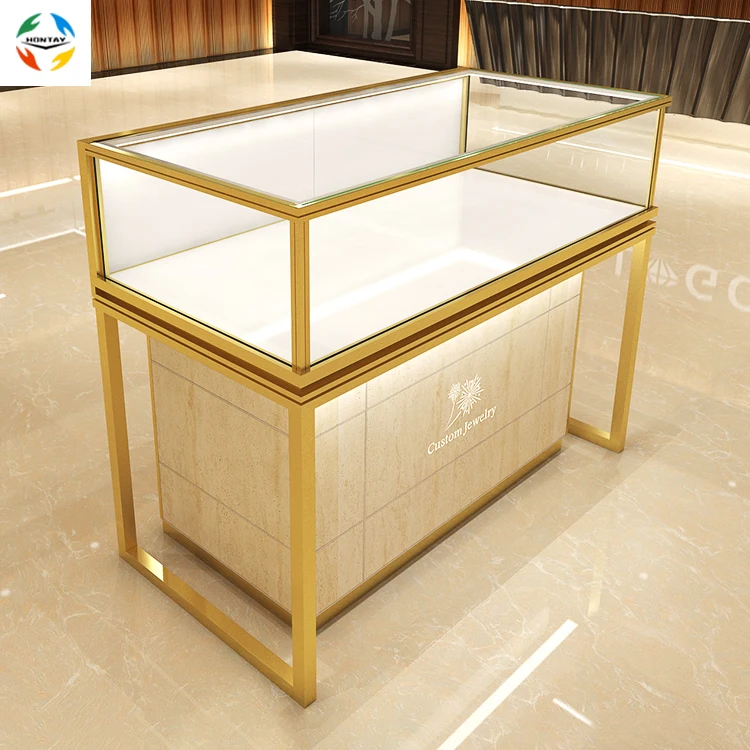 Full Vision Free Design Shopping Mall Display Metal Frame Counter ...