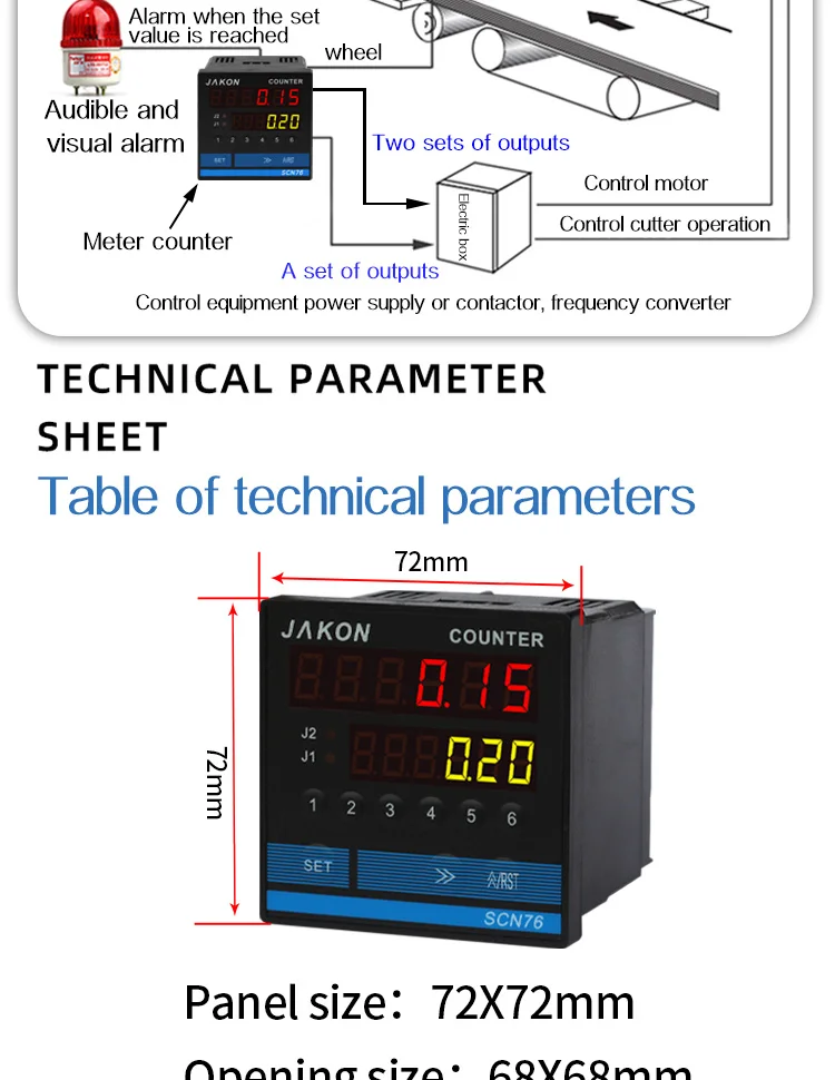 High-Precision Length Meter Counter | Mini Cable Wire Rope | OEM