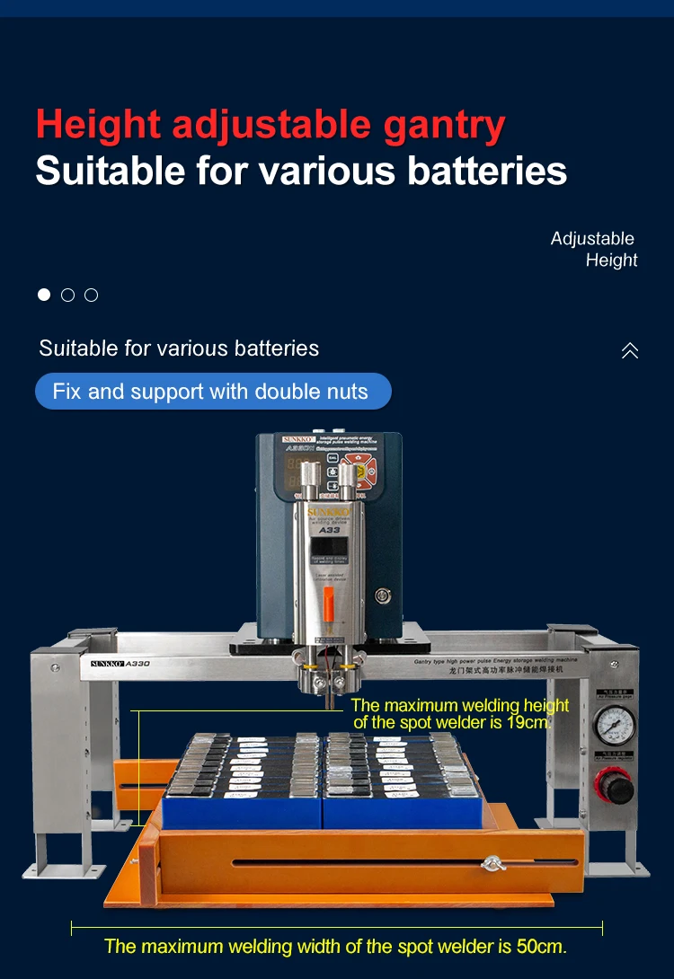 SUNKKO A330 Pneumatic Energy Storage Battery Spot Welding Machine