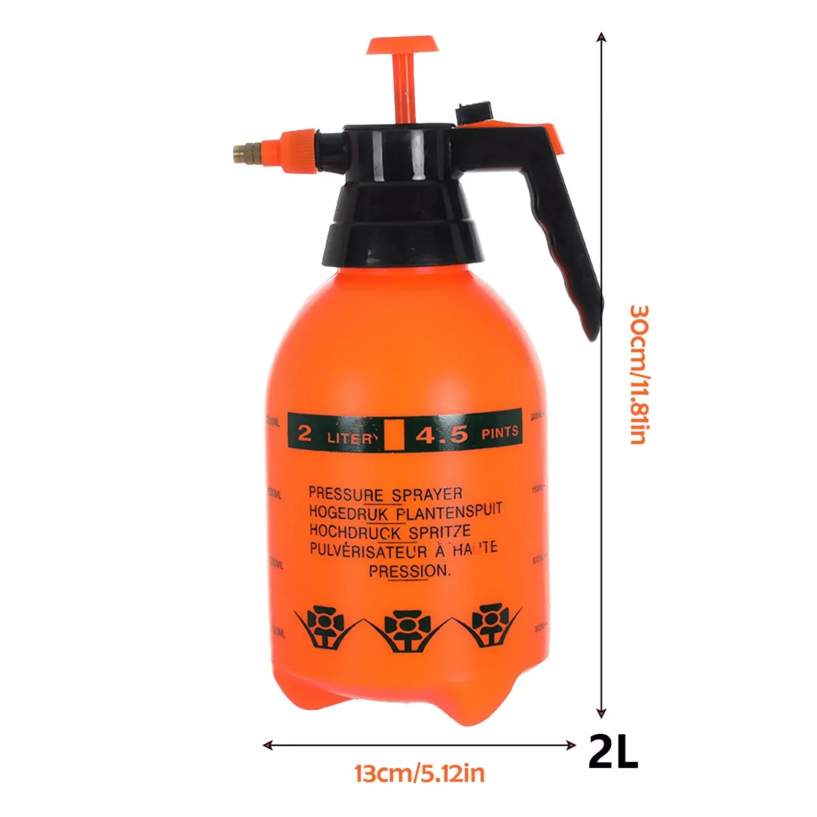 2L 3L Pressure Garden Sprayer Irrigation Watering Can Pressure Spray ...