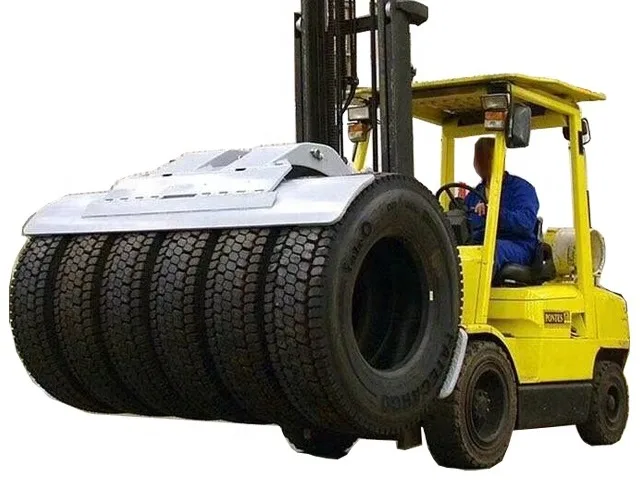 All Capacity Diesel/electric/lpg Forklift With Tyre Clamp Attachment ...