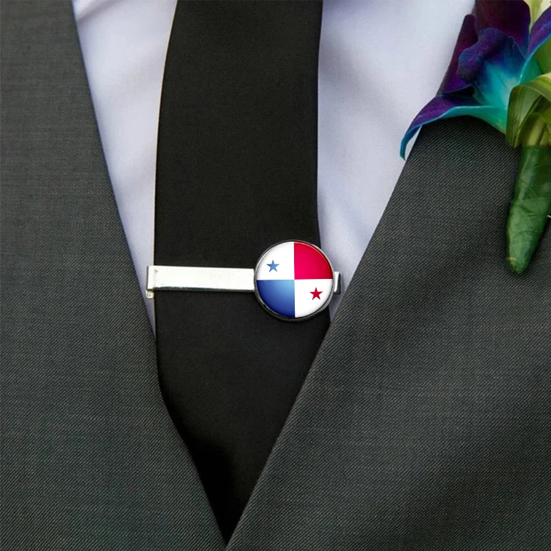 60 Models Caribbean Panama Flag Map Tie Clip Lapel Pin Ring Brooch Cuff ...
