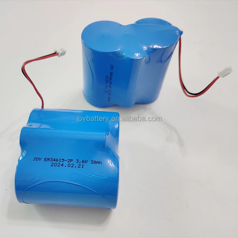ER34615 2P 3.6V 38ah D Size Lisocl2 Battery for Iot Devices