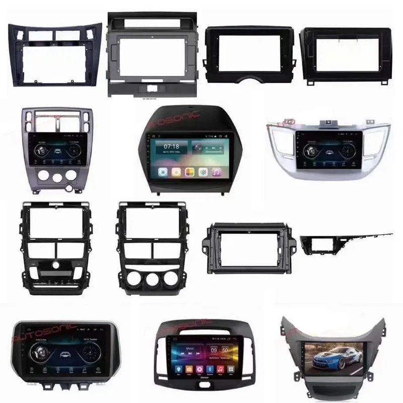 Dash Kit Android Car Radio Panel Frame For Toyota Land Cruiser 2010 ...