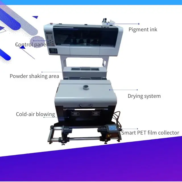 A3 DTF PET Film Printer with XP600 Print Head - Easy Operation