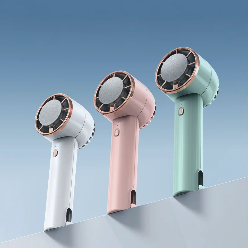 High Quality Hand Held Mini Potable Double Air Cooling Fan Custom Mini ...