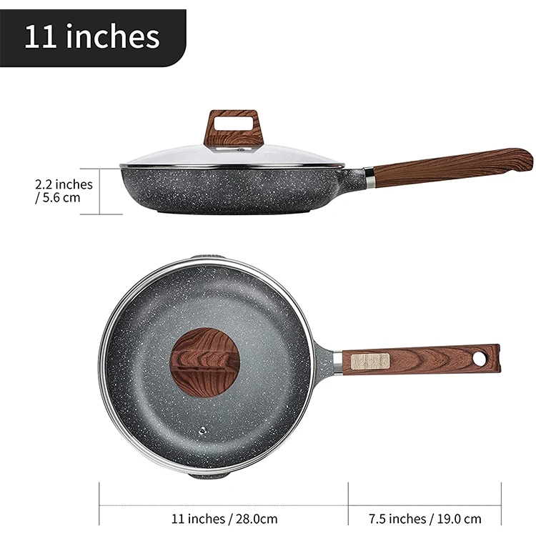 Wholesale Die Cast Aluminum Cooking Pan Non Stick Frying Pan For Home ...
