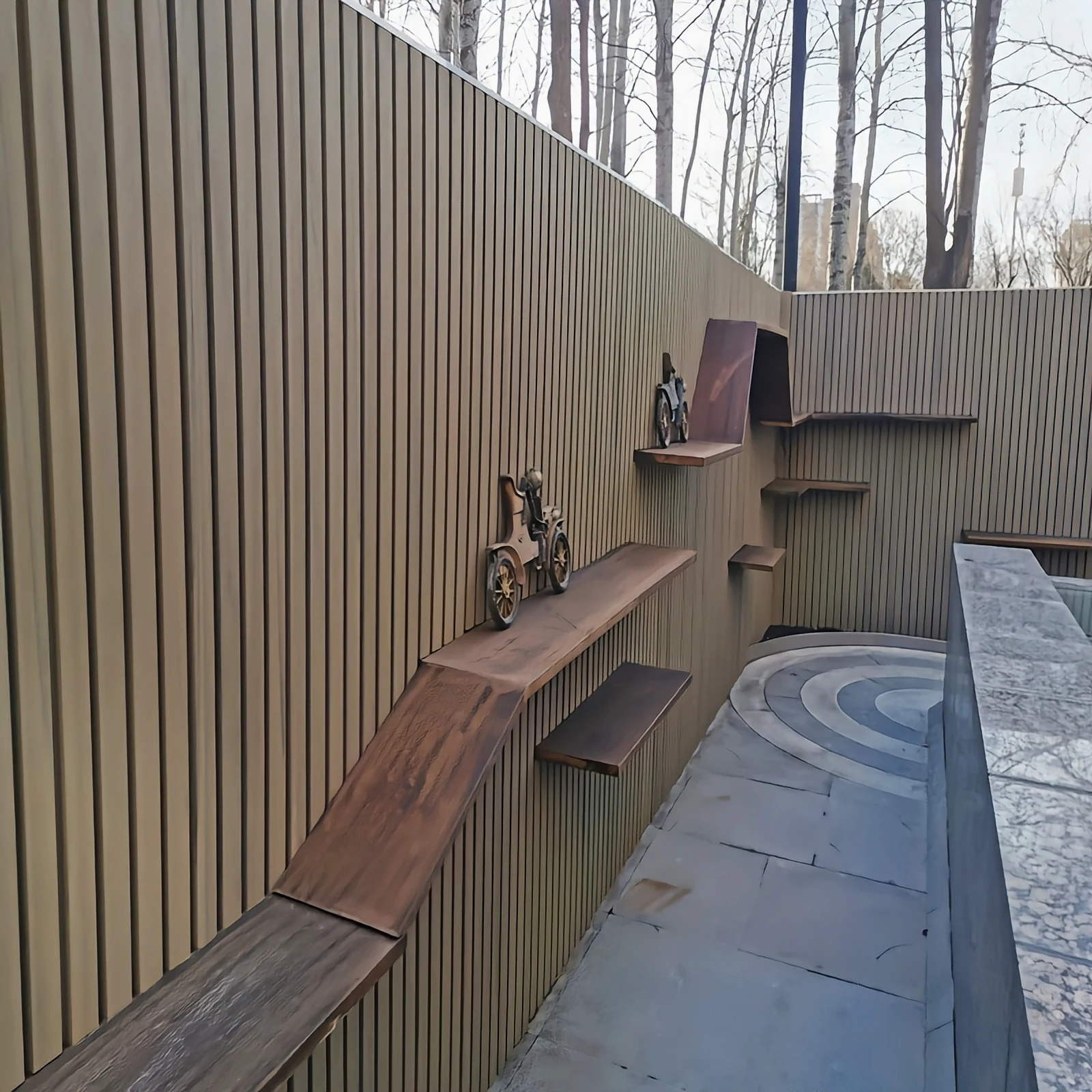 Durable Modern Wood Plastic Composite Wall Panel Outdoor Waterproof WPC ...