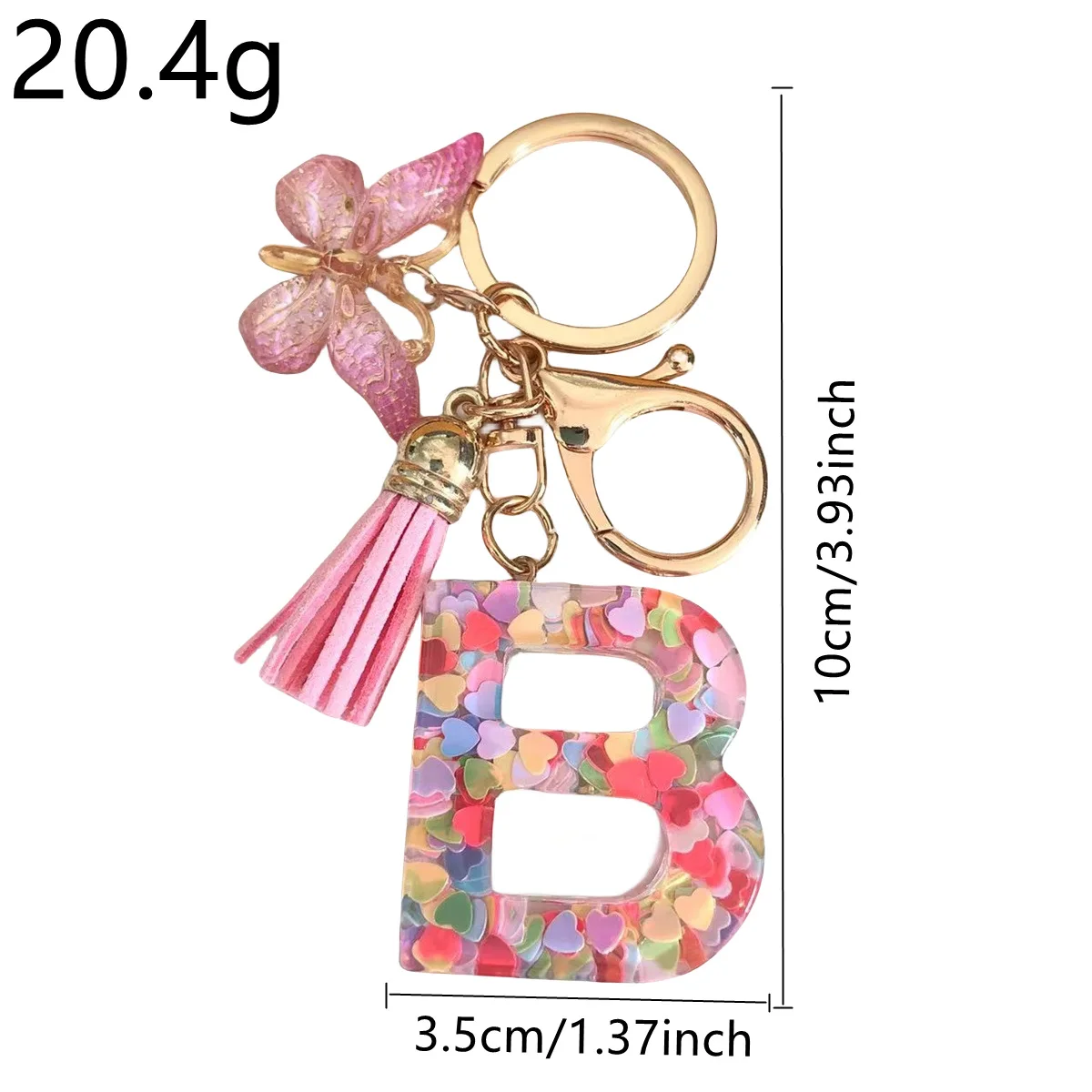 Surprise Price Offset Printing Alphabet Beads Keychain Acrylic English ...