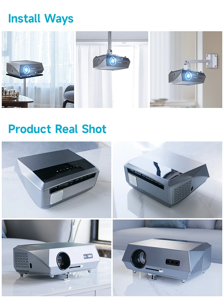 Hot Caiwei A10q 14300 Lumens Projector Hd 4k 1080p Home Theater ...