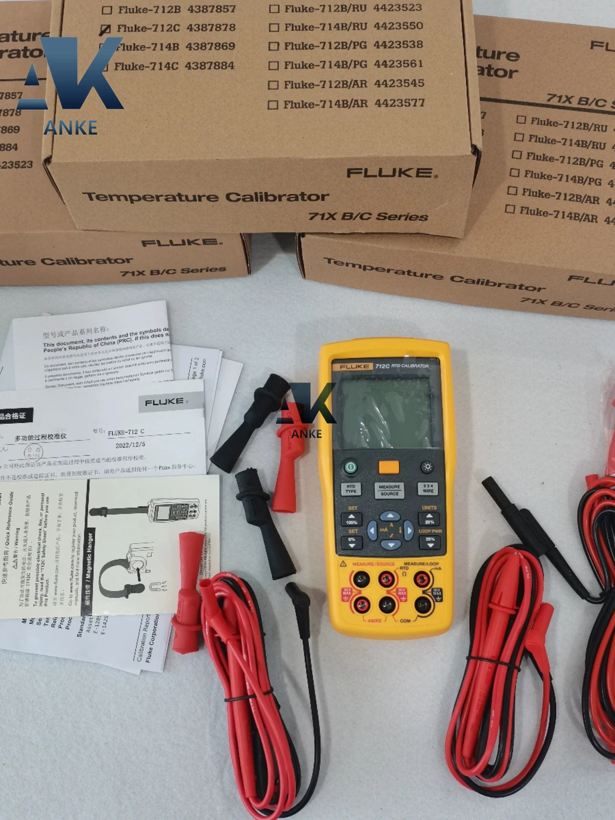 Fluke 712c Rtd Temperature Signal Process Calibrator Meter - Buy Fluke ...