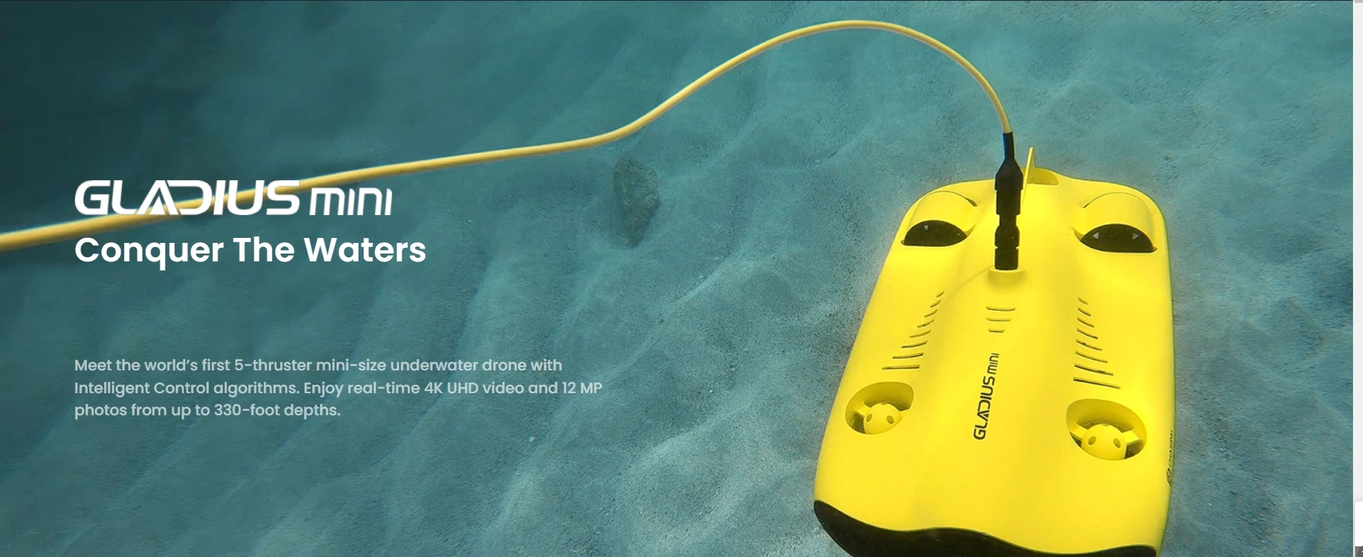 Chasing Gladius Mini Underwater Drone Rov Underwater Exploration Rescue ...