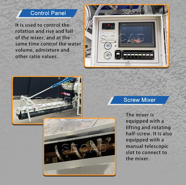 SDCAD Volumetric Concrete Mixers - Efficient & Reliable