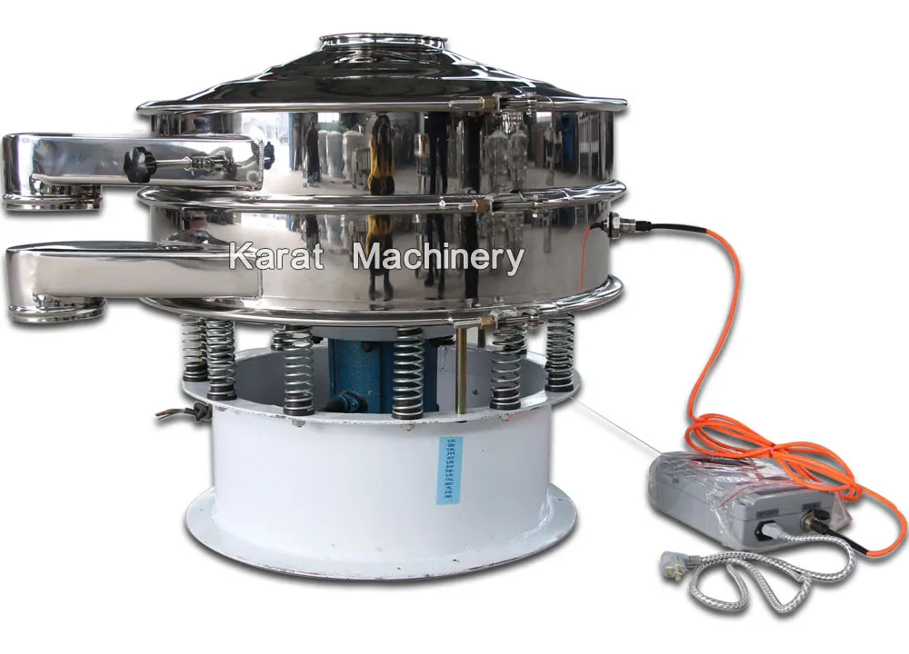 Large Electric Sieve Vibrating Screen Separator Pharmaceutical Powder ...