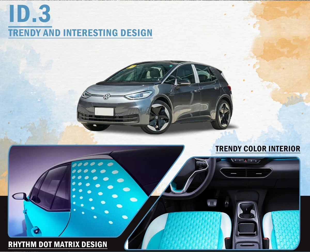 For Volkswagen Id3 Model 2023 De Sport Car Vw Id3 Electr Ev Small Electric Car Id.3 Lhd Id 3 ...