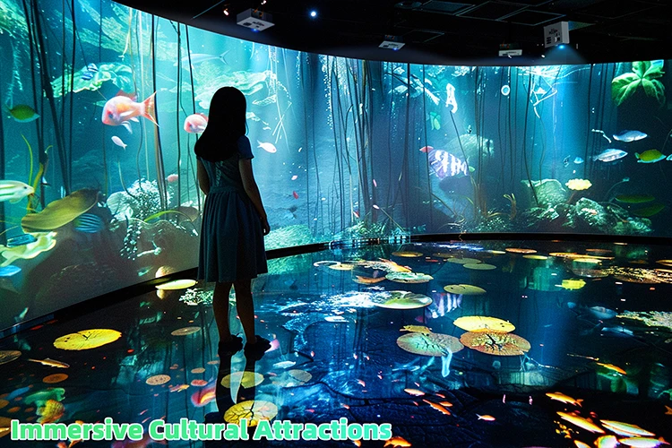 Immersive Experience 360-Degree Virtual Interactive Projection