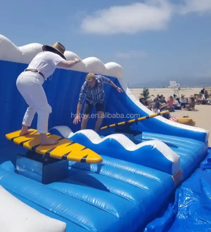 Exciting Double Inflatable Mechanical Surfboard Skateboard Snowboard ...