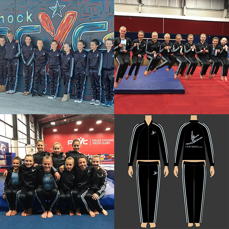 Custom Sublimated Tracksuit for Cheerleading Practice