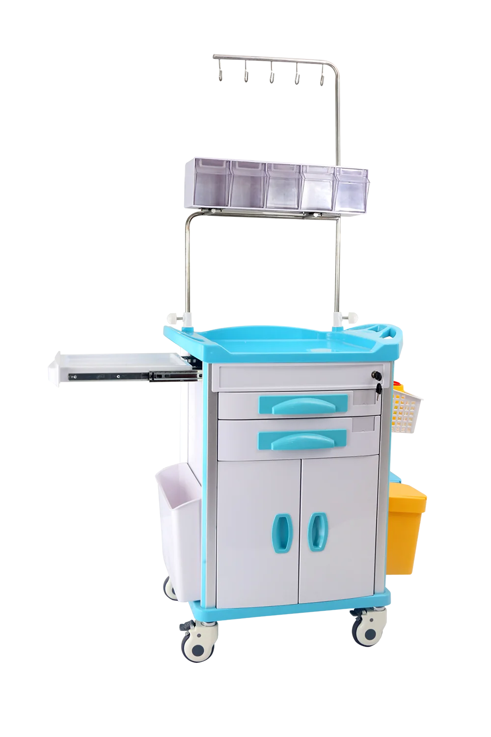 Hospital Clinic Medical Emergency Multifunction Cart With Wheel - Buy ...