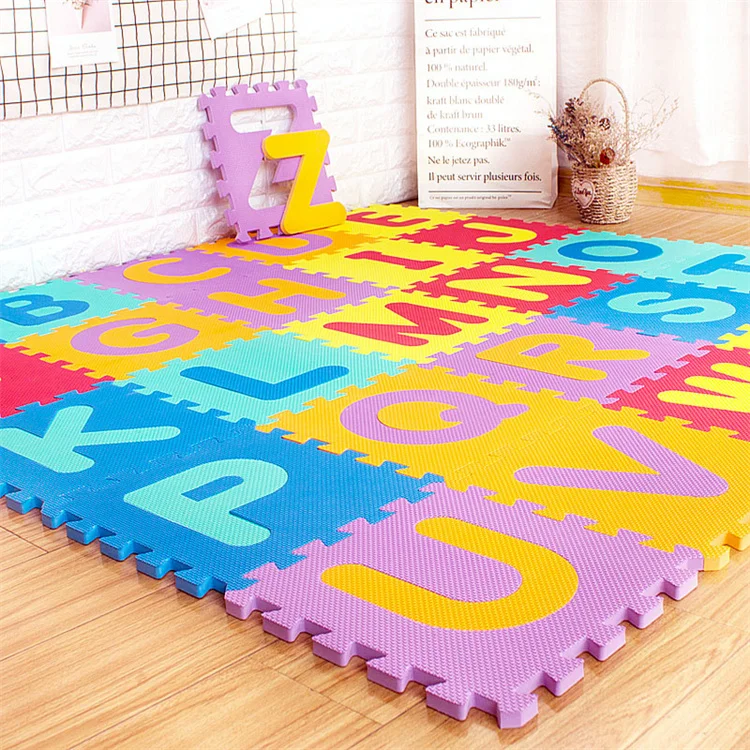 Wholesale EVA Foam Alphabet and Number Mats Baby Playing Soft Puzzle ...
