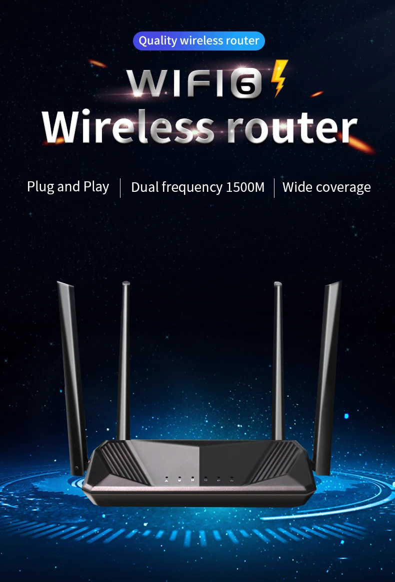 Dragonglass 1500mbps Wifi Booster - Long-Range Wireless Mesh Router