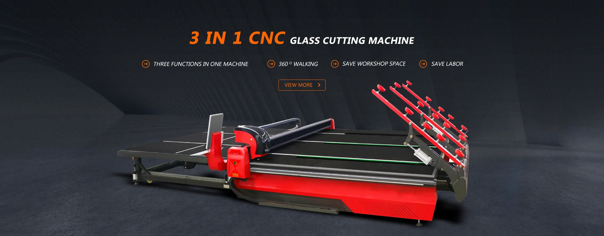 High Speed CNC Glass Cutting Machine - Automatic Glass Cutter for ...