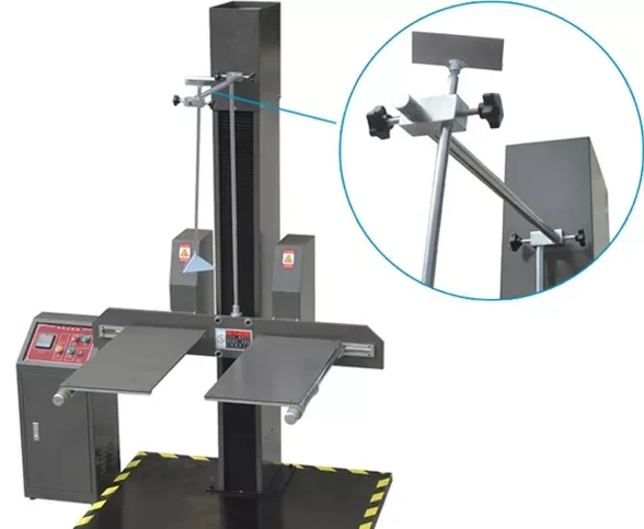 High Tech Two Wing Double Arm Testing Equipment Drop Impact Test ...