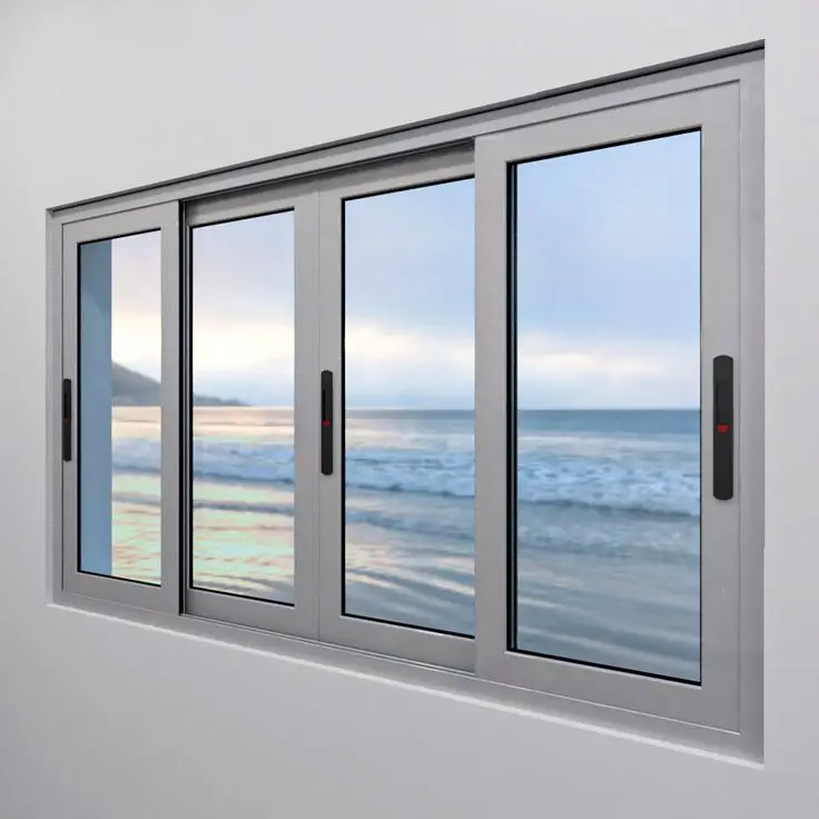 Champagne Color Aluminum Windows Double Glazed Windows - Buy Windows ...