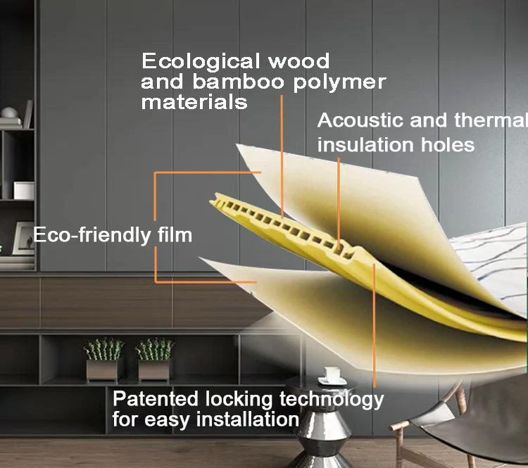 600 Panel Elegant Home Interiors Anti Scratch Premium Bamboo Fiber ...