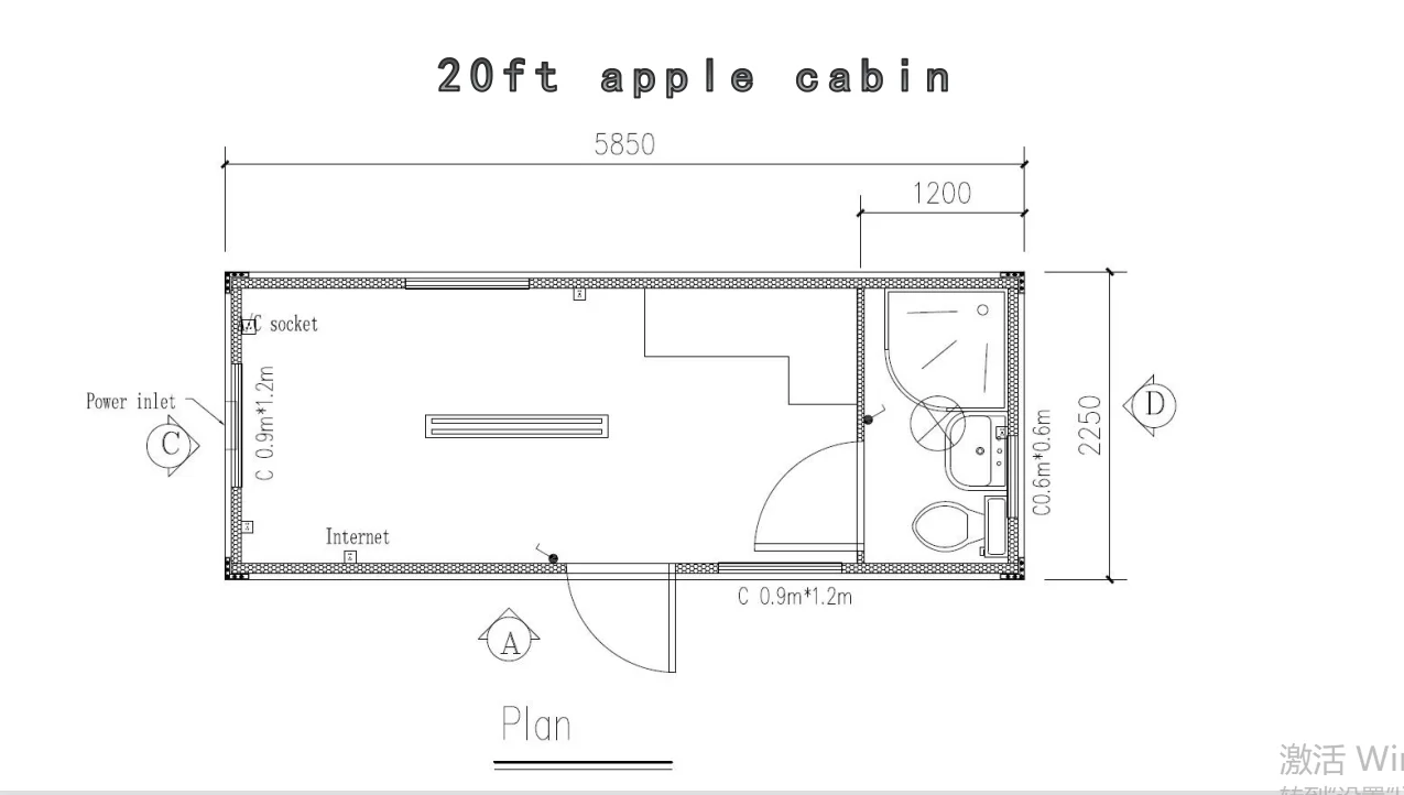 Modern Design Modular Apple Cabin Camp - Buy Apple Cabin,Prefab Cabin ...