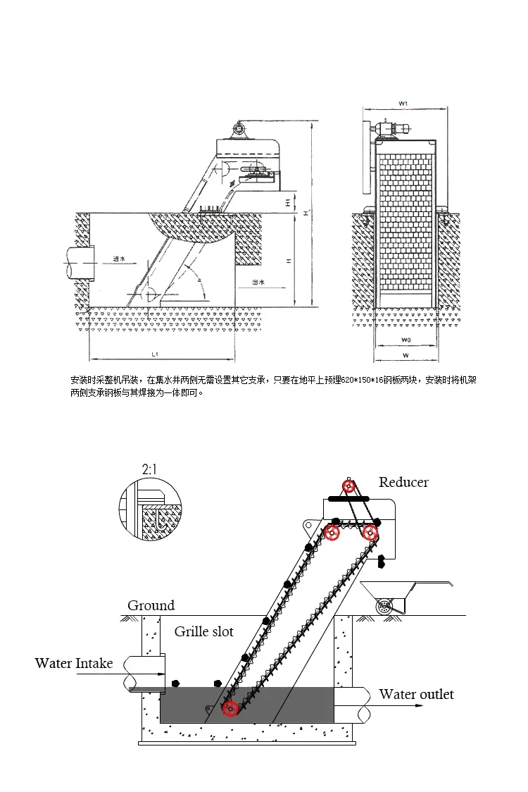 220V Rotary Mechanical Grille Decontamination Machine