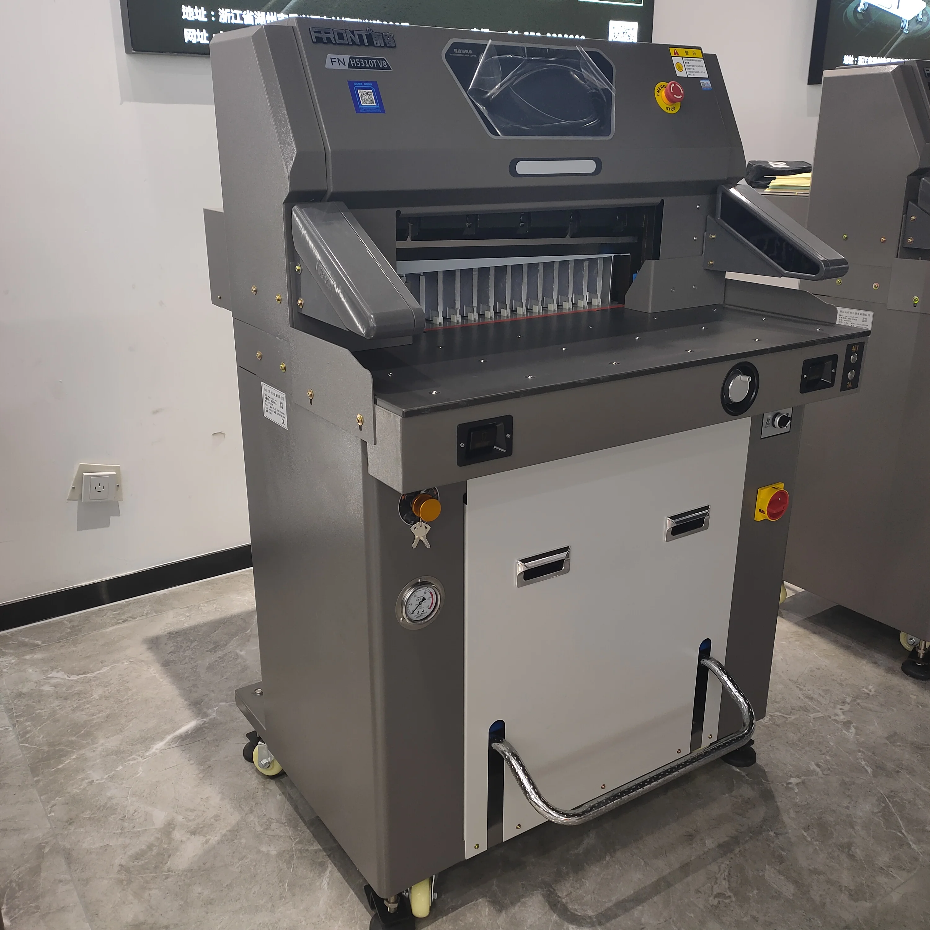 Front Paper Cutter Hydraulic Maximum Cutting Size 53cm H5310l - Buy ...