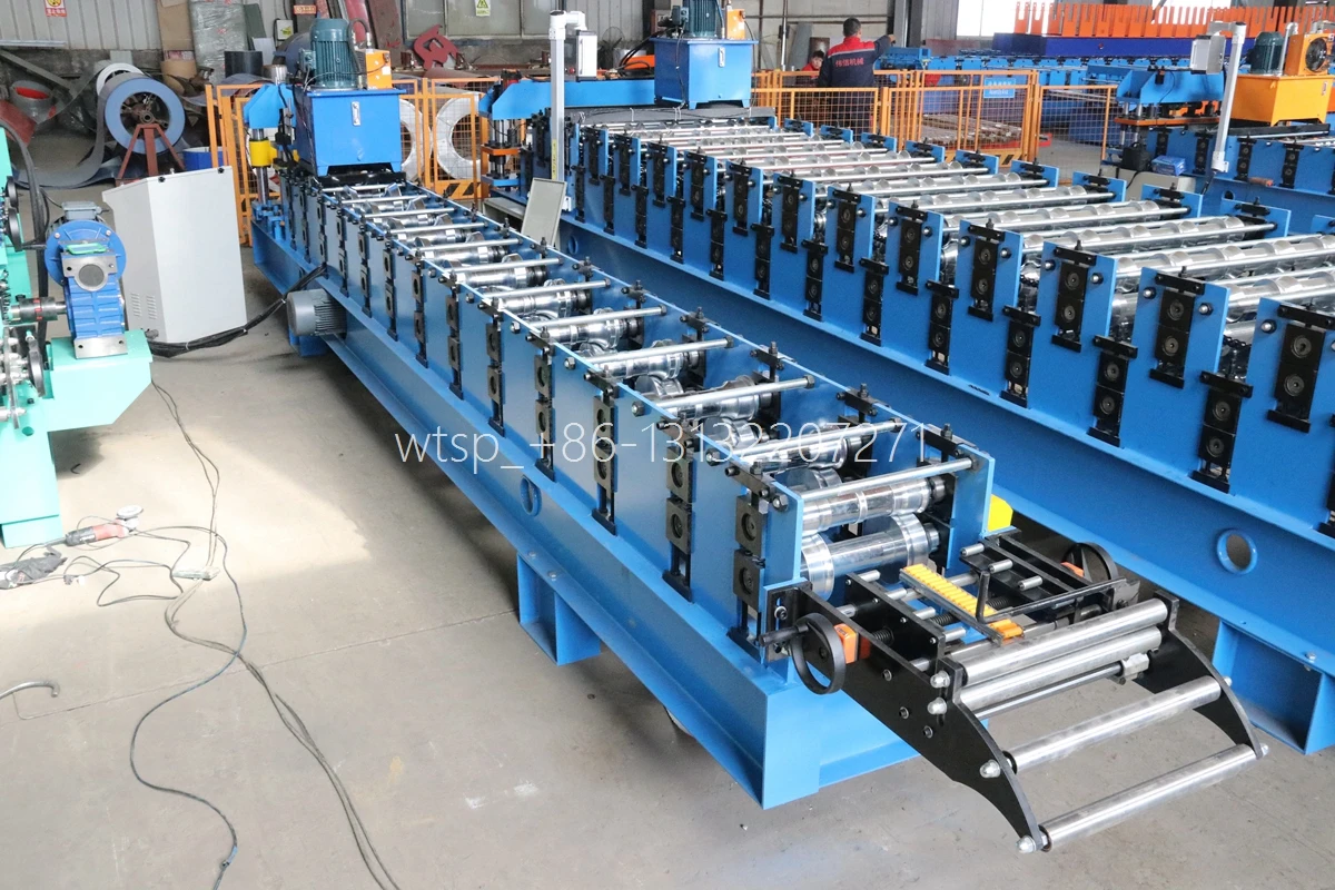 Hydraulic Cutting Roof Panel Ridge Cap Cold Roll Forming Machine - Buy ...